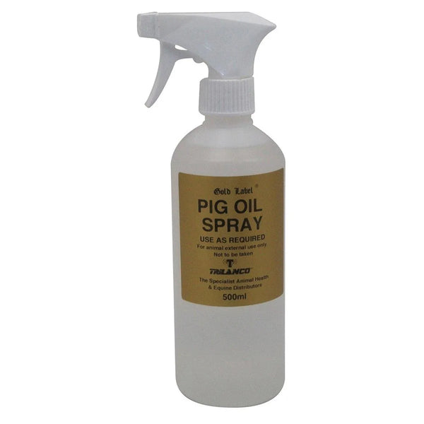 Gold Label Pig Oil Spray | Ayr Equestrian
