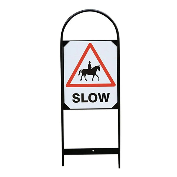 Stubbs Double Sided Markers Horse Slow Sign | Ayr Equestrian
